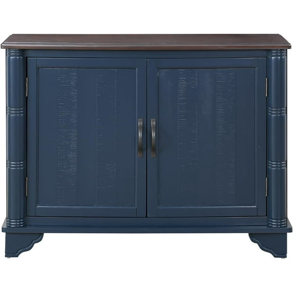 HMFULE 40" Sideboard Buffet Storage Cabinet, Retro Console Table with ...