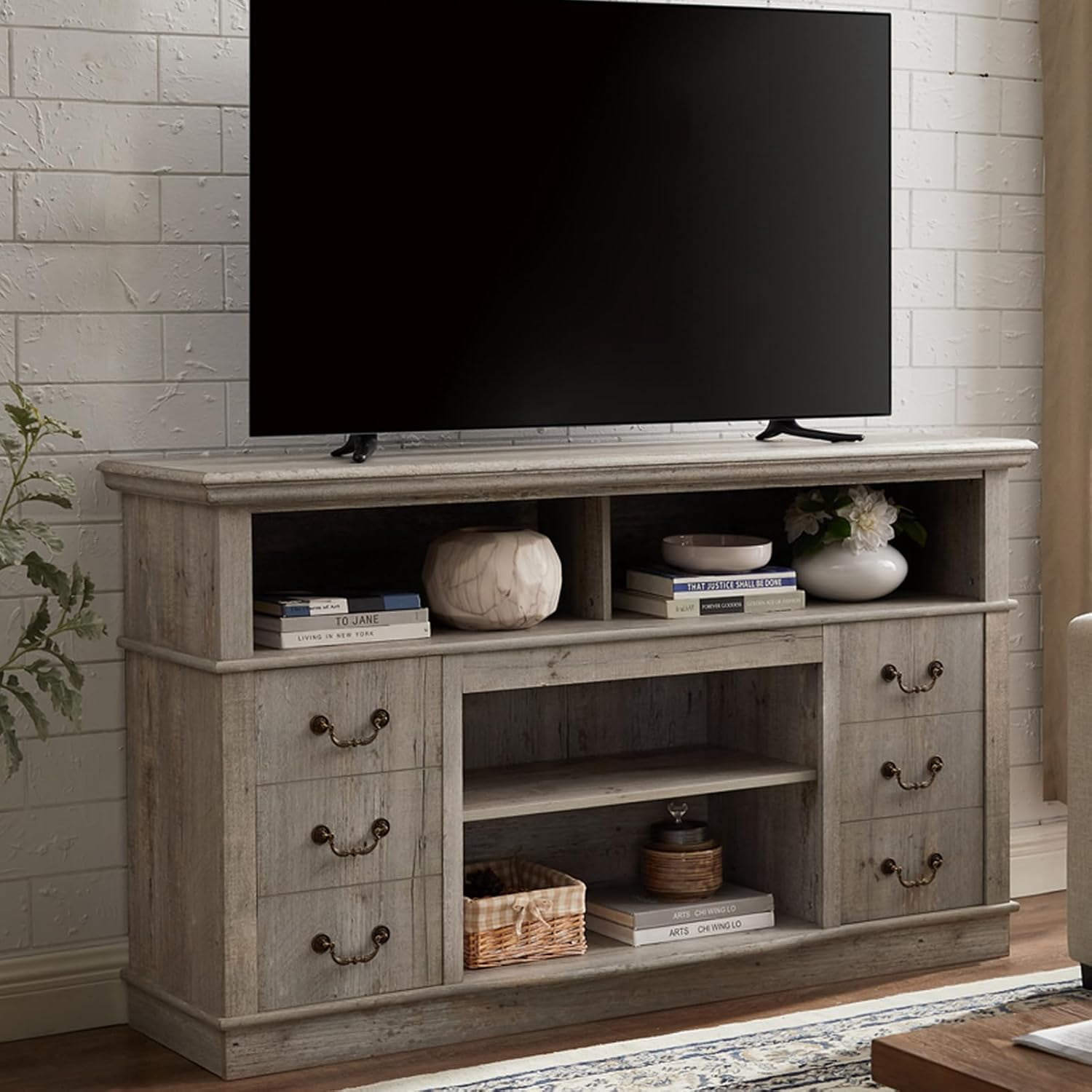 HMFULE 60" Entertainment Center for 60 65 Inch Television, TV Stand ...