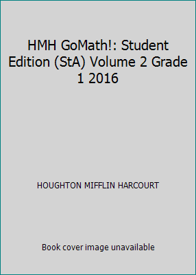 Pre-Owned HMH GoMath!: Student Edition (StA) Volume 2 Grade 1 2016 ...