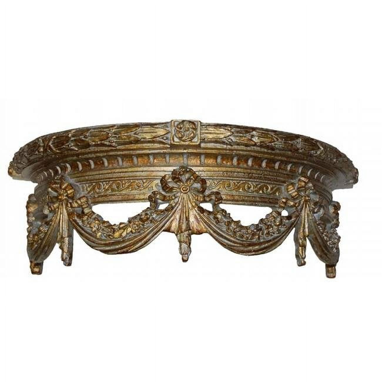 HMH HM5015SG Swag Canopy Bedcrown - Sierra Gold - Walmart.com