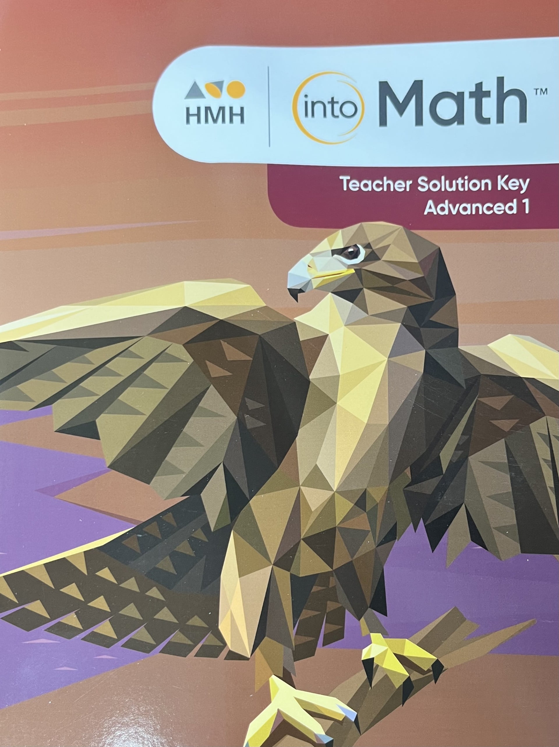 HMH Into Math, Teacher Solution Key Advanced 1, c. 2020, 9780358116615 ...