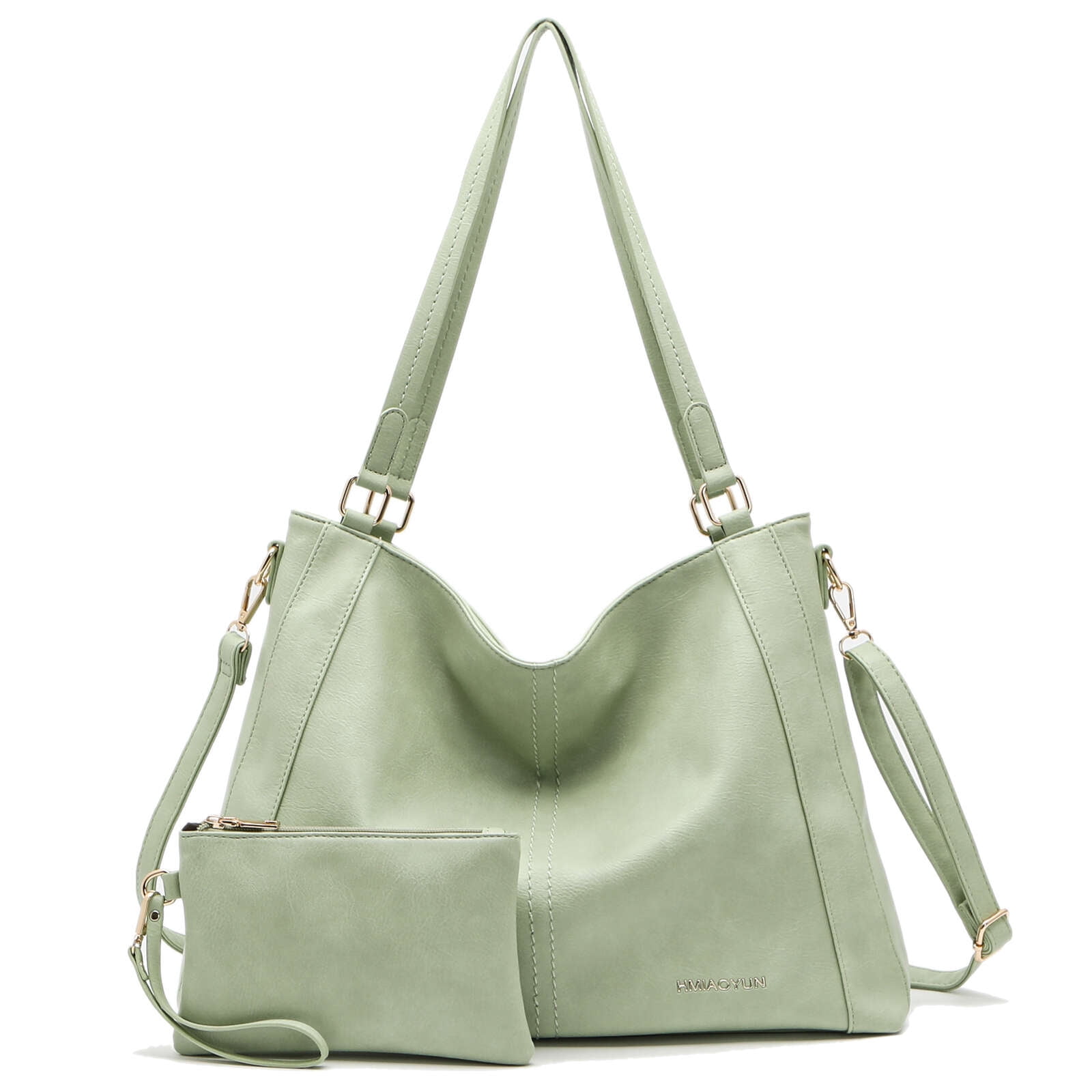 HMIAOYUN Womens Leather Shoulder Satchel Top Handle Handbags and Tote ...