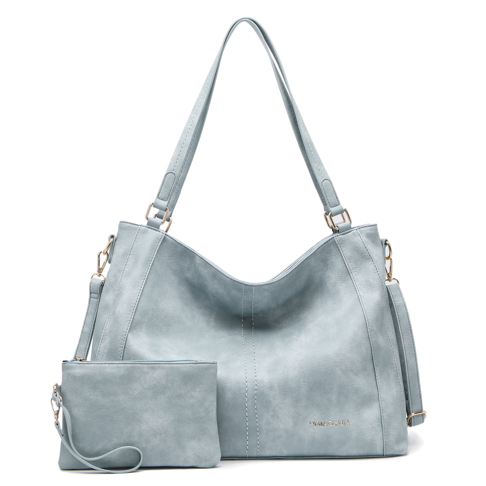 HMIAOYUN Womens Leather Shoulder Satchel Top Handle Handbags and Tote ...