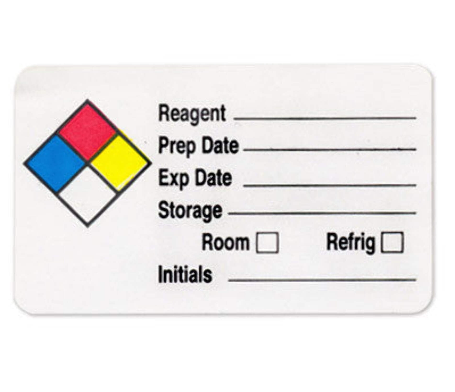 HMIG Safety Labels: Reagent Write-In, 1.5 x 2.5" - Walmart.com