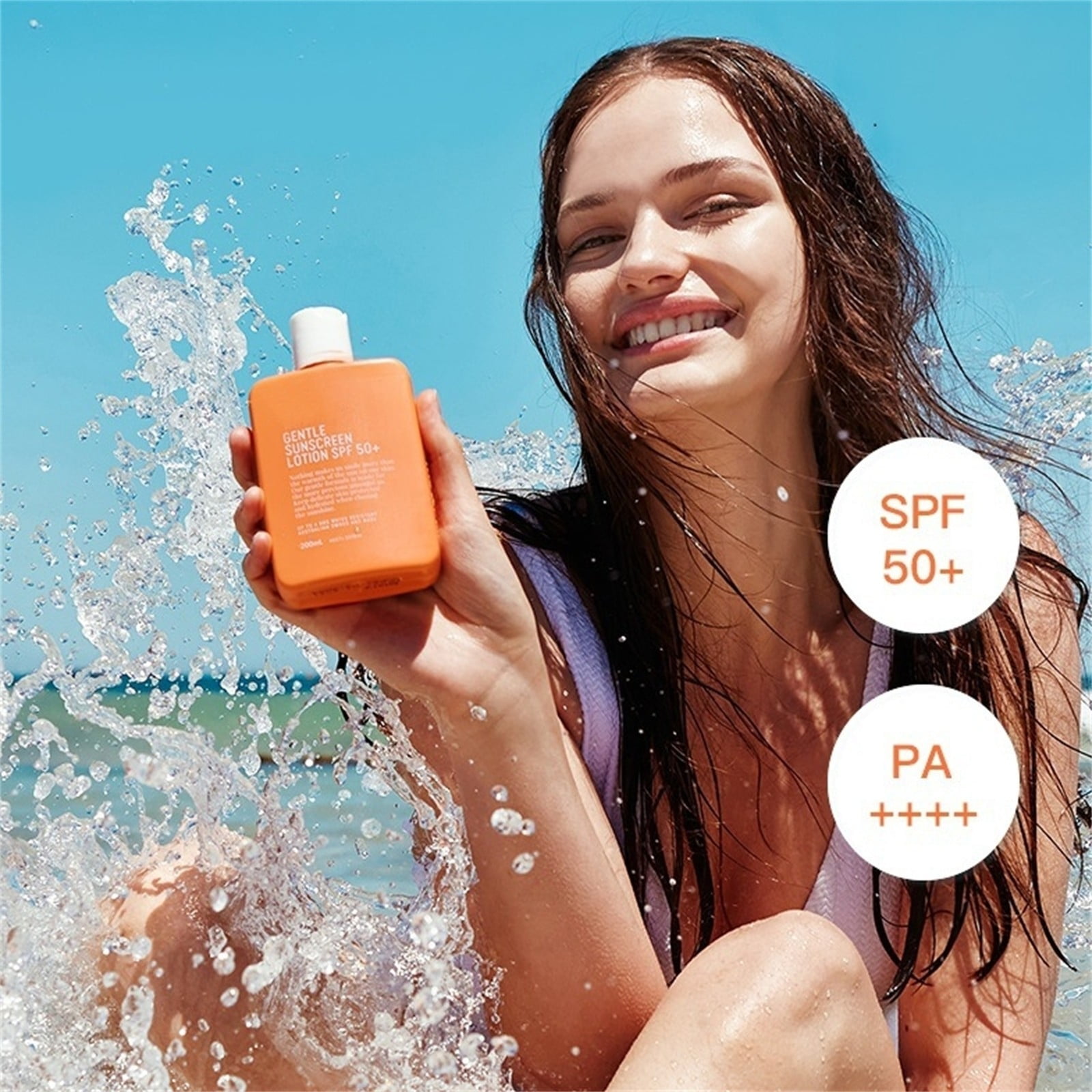 HML 50+ PA+++ Face Sunscreen Long Lasting Water Strong For Sensitive ...