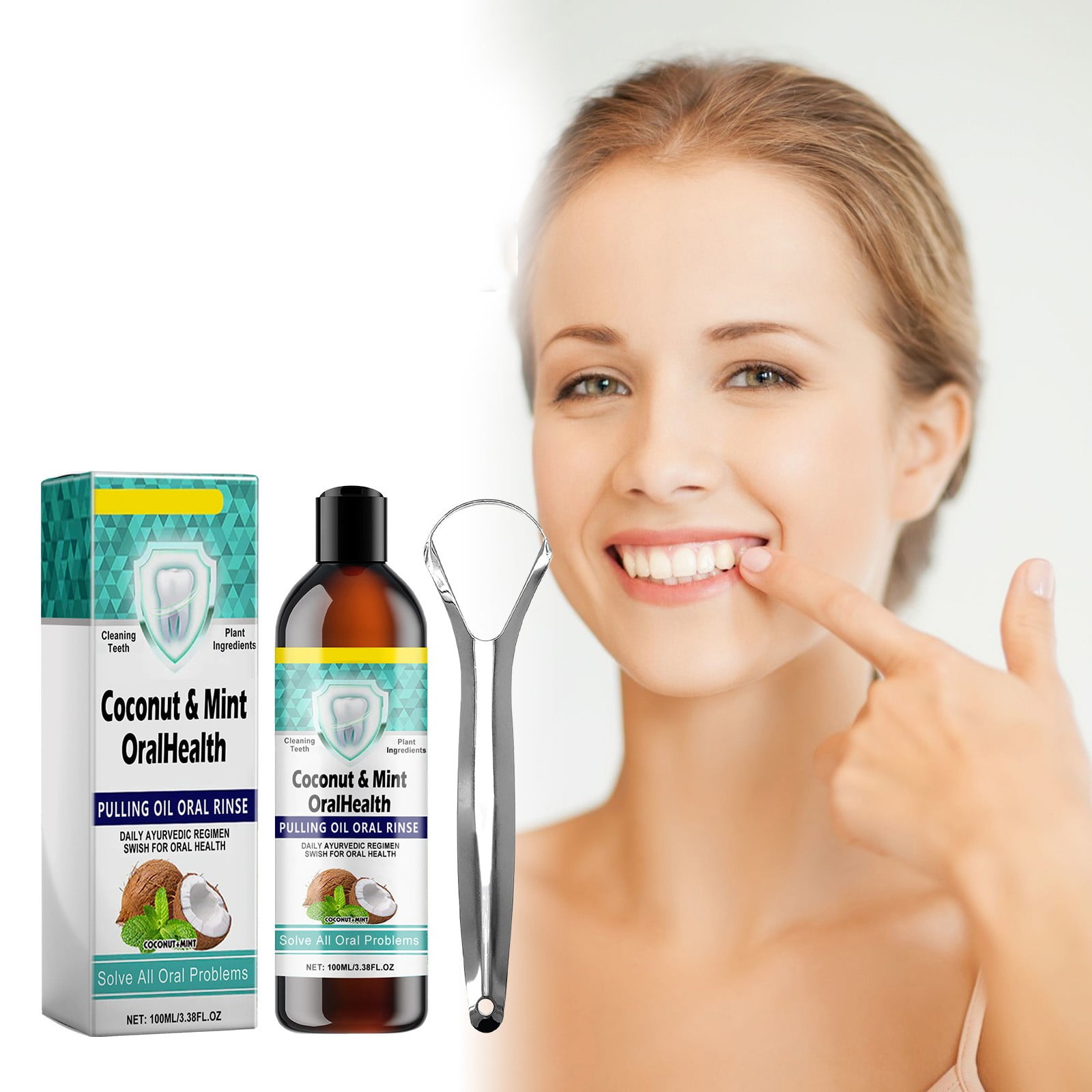 HML Oral Health Pulling Oil Solve Oral Problems Oral Coconut Oil ...