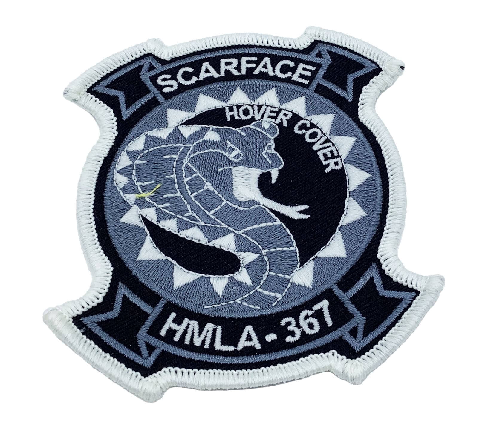HMLA-367 Scarface Hover Cover Glow in the Dark Patch - Sew On - Walmart.com