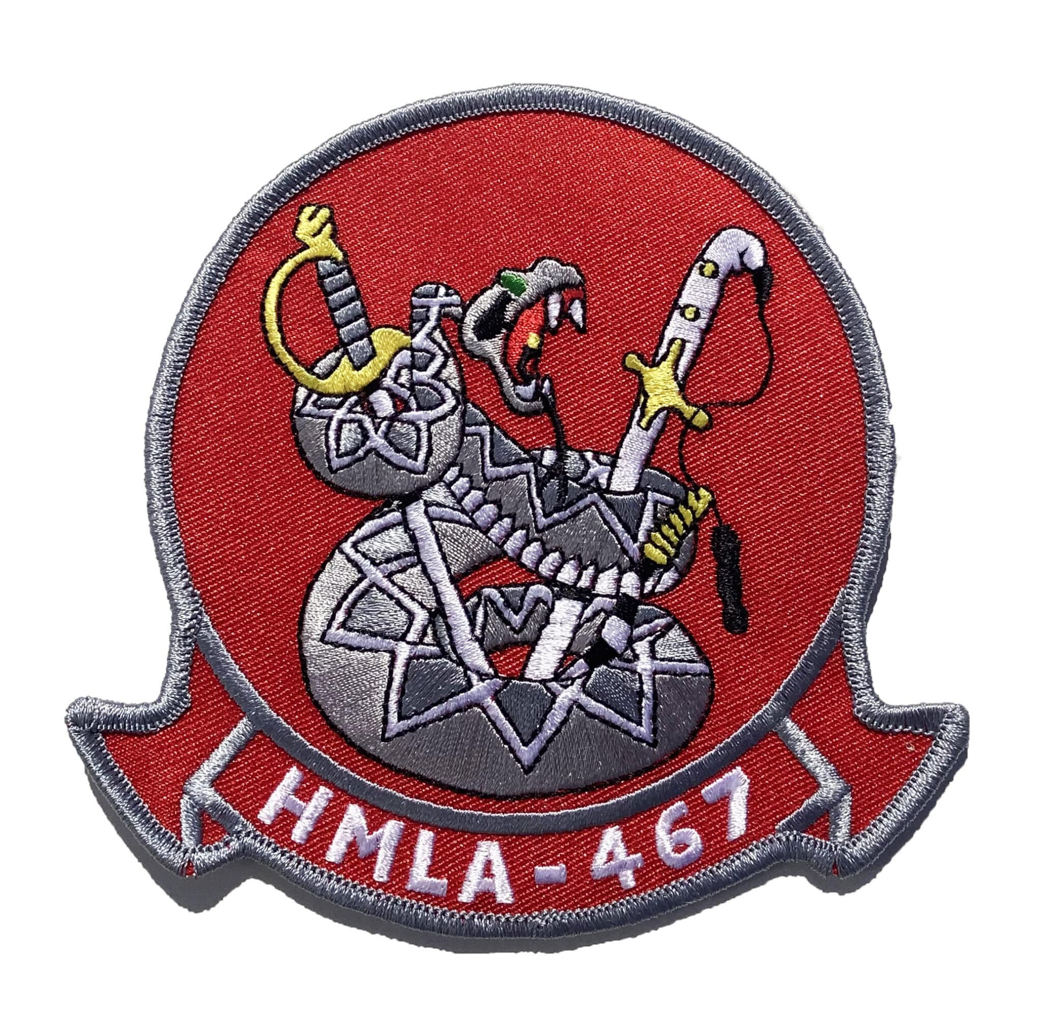 HMLA-467 Sabers Patch –Sew On - Walmart.com