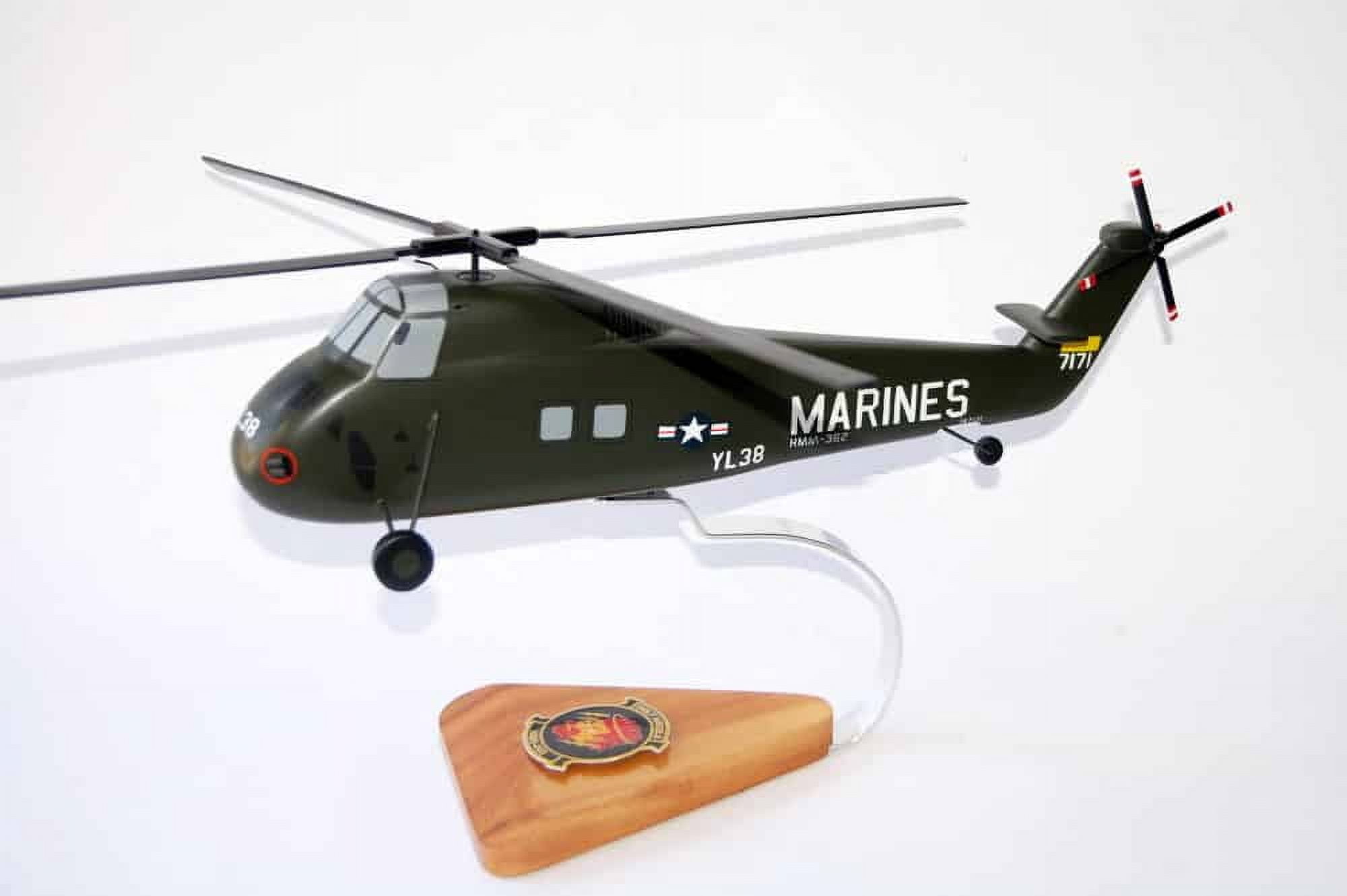 Sikorsky® H-34 HMM-362 “Ugly Angels” Model, Mahogany Scale Model ...