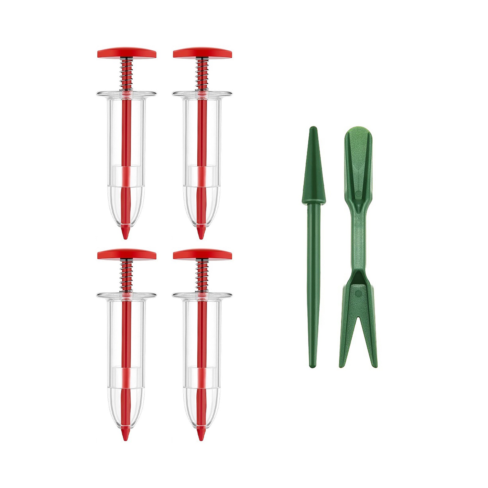 HMOONORY 6 Piece Mini Handheld Seeder Set Potted Seedling Tools ...