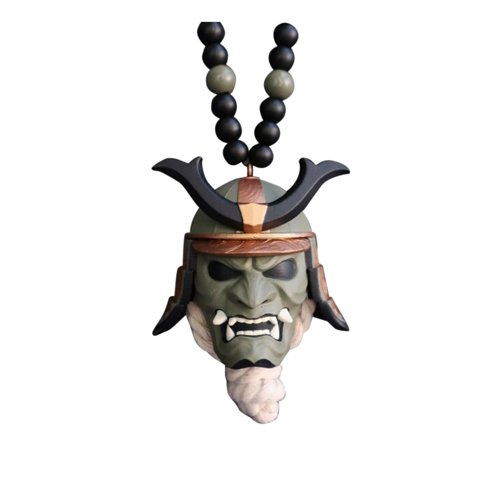 HMOONORY Japanese Paladin Hannya Japanese Oni Head Car Rear View Mirror ...