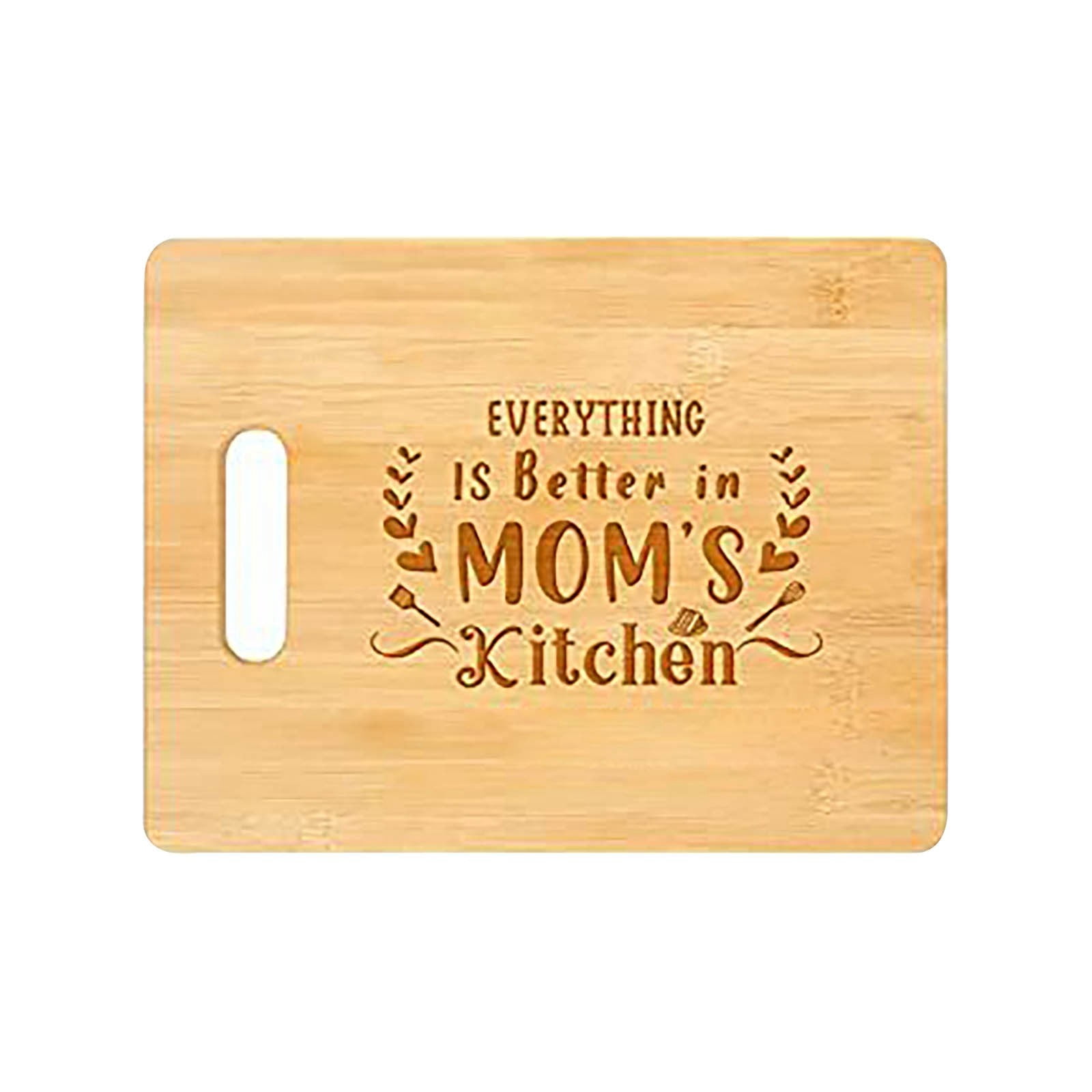 HMOONORY Mother'S Day Wooden Chopping Board Engraved Commemorative ...