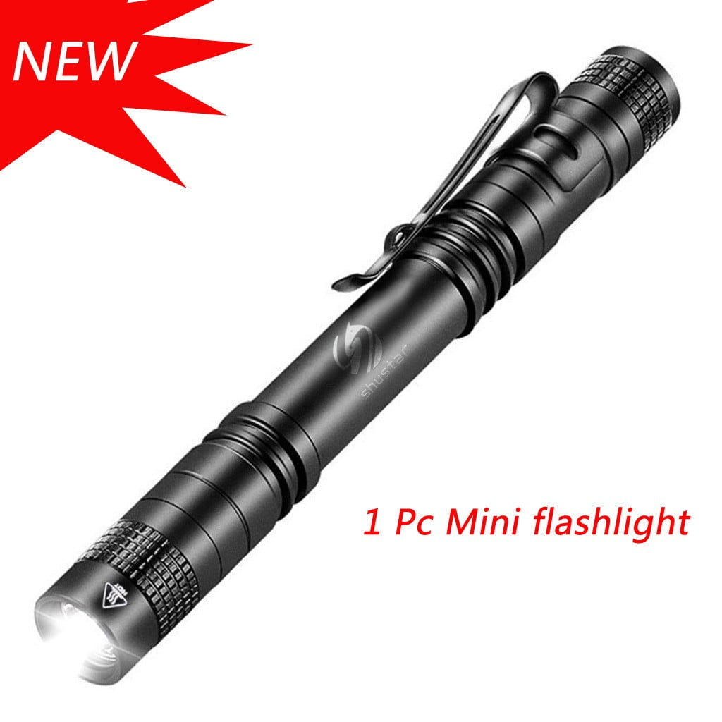 HMOONORY flashlight Bright LED Lamp Mini AAA Penlight Flashlight Torch ...