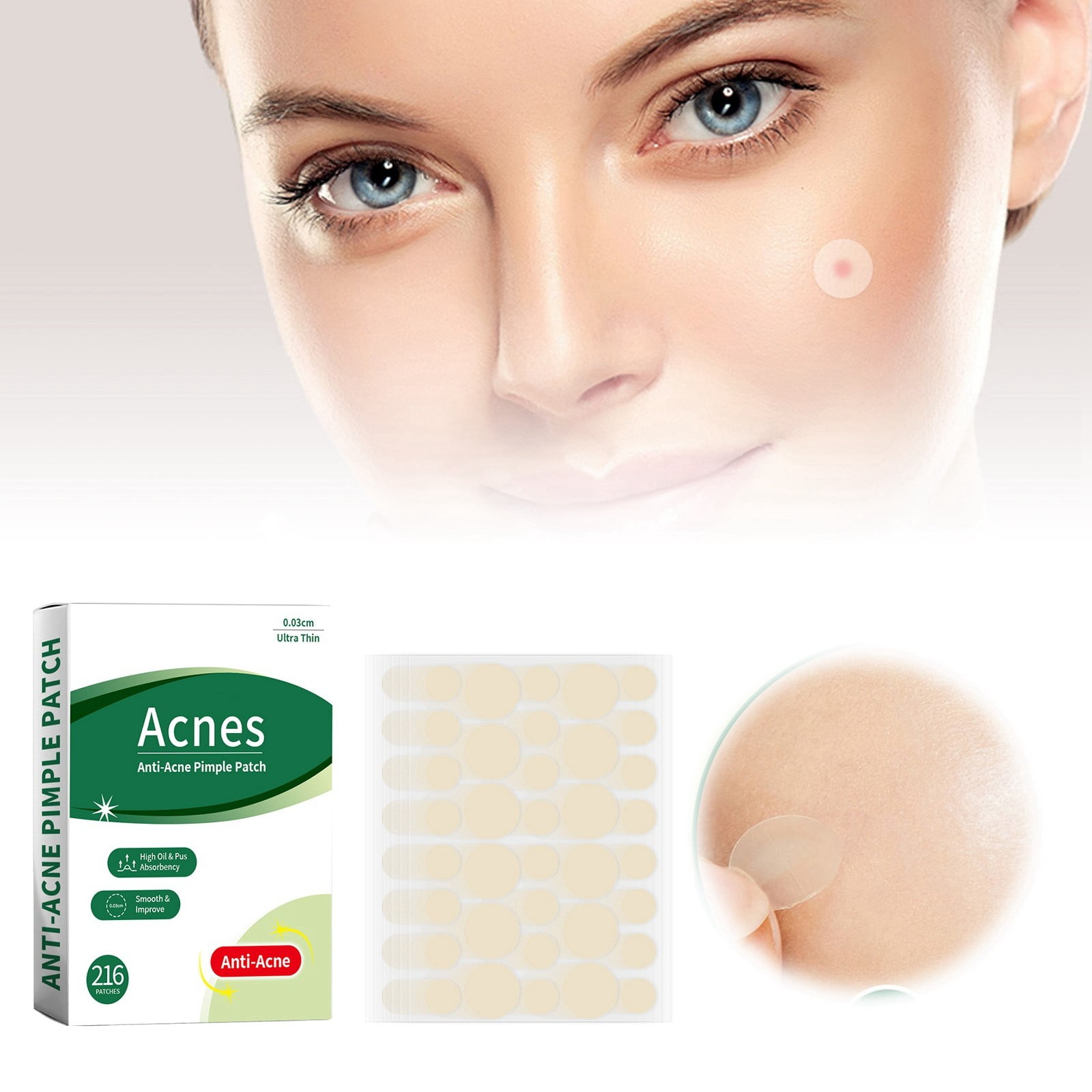 HMOONORY the Patch is Gentle and Clean Helping to Facial Defects ...