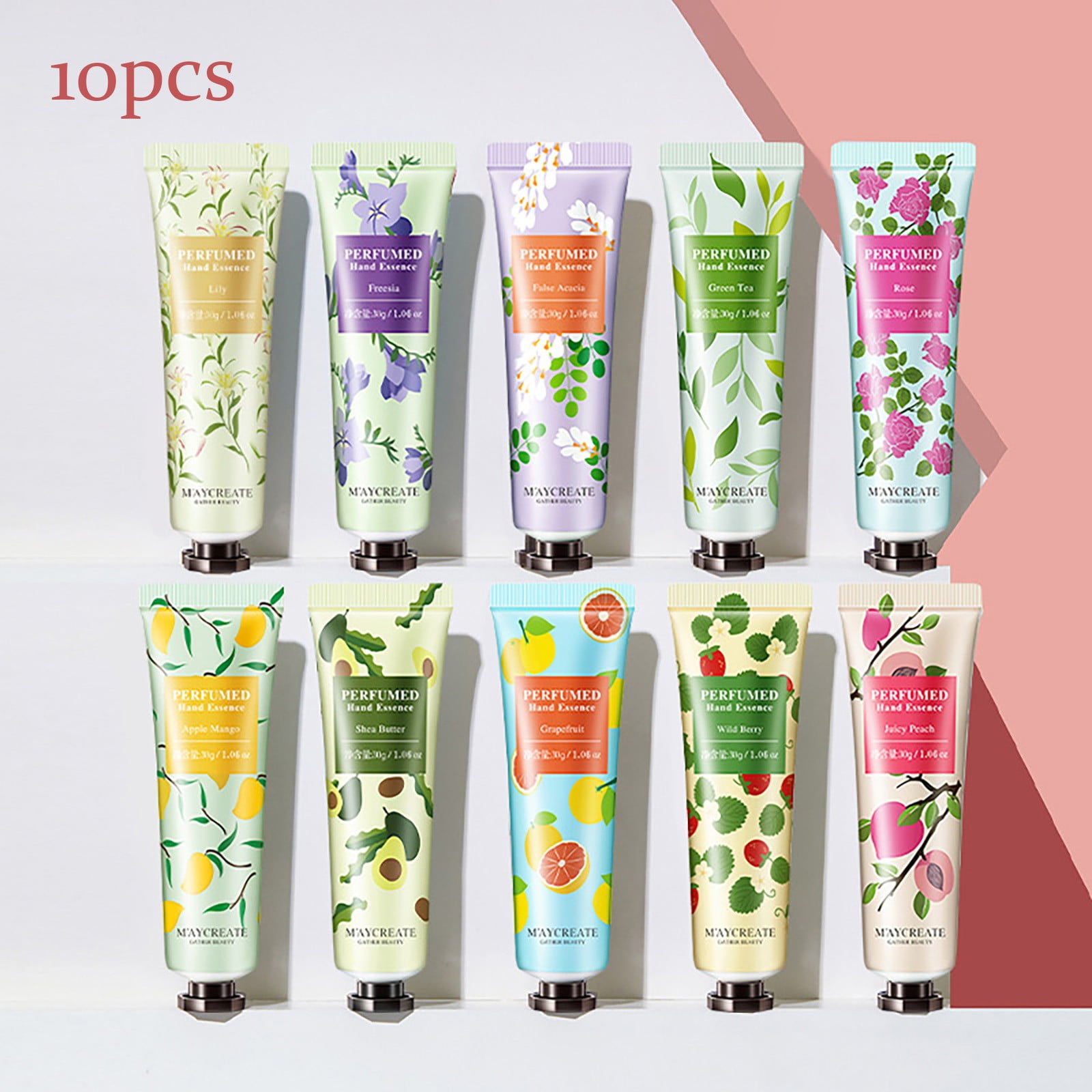 HMPEAIIY 10 Pack Fruits Fragrance Hand Paste Moisturizing Hand Care ...