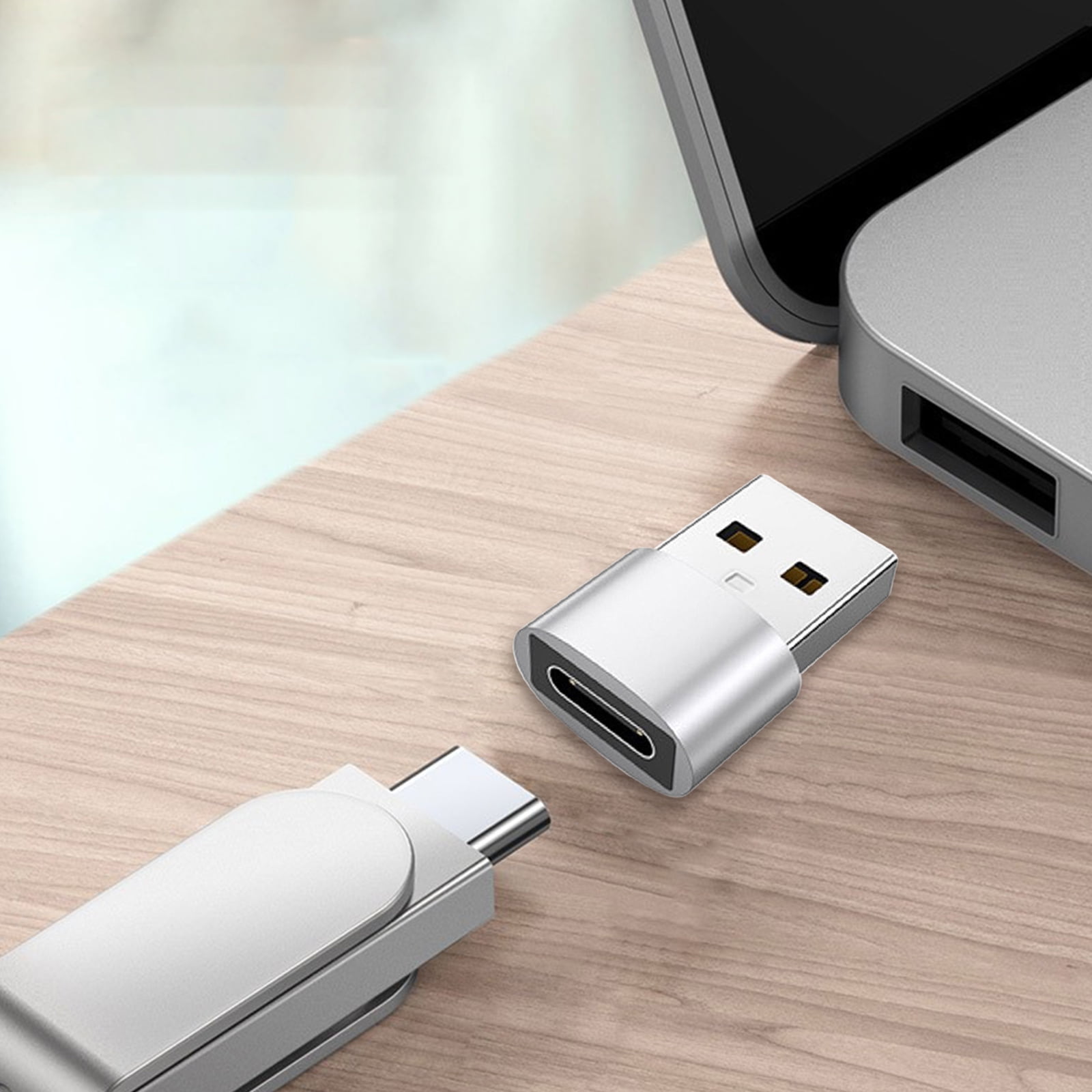 HMPEAIIY 4 Piece Usb C Female To Usb Male Adapter For Most Devices Usb ...