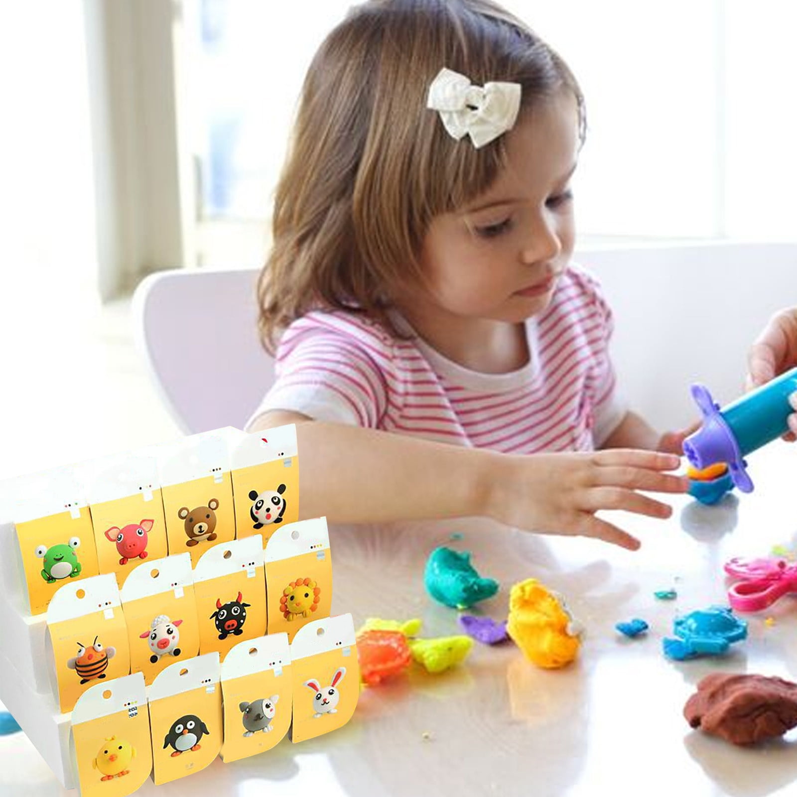 HMPEAIIY Air Dry Clay Kit For Kids Molding Clay Kits With Tools Super ...