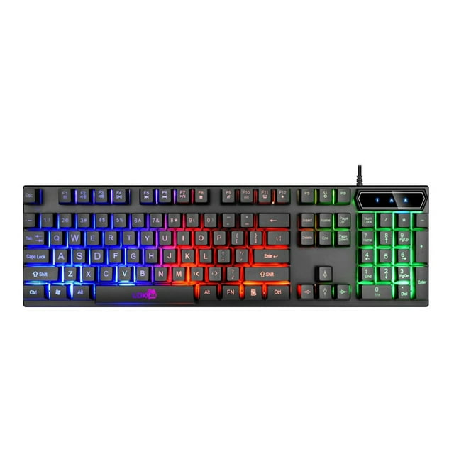 HMPEAIIY Colorful Crack LED Illuminated Backlit USB Wired PC Rainbow ... HMPEAIIY Colorful Crack LED Illuminated Backlit USB Wired PC Rainbow ...