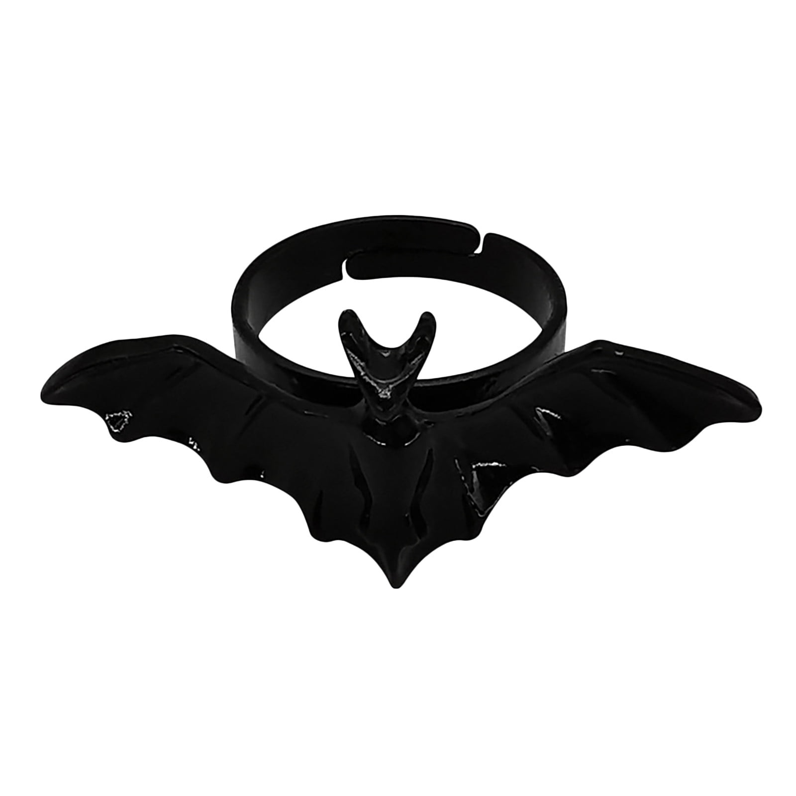 HMPEAIIY Colorful Resin Rings Jewelry Opening Adjustable Punk Style ...