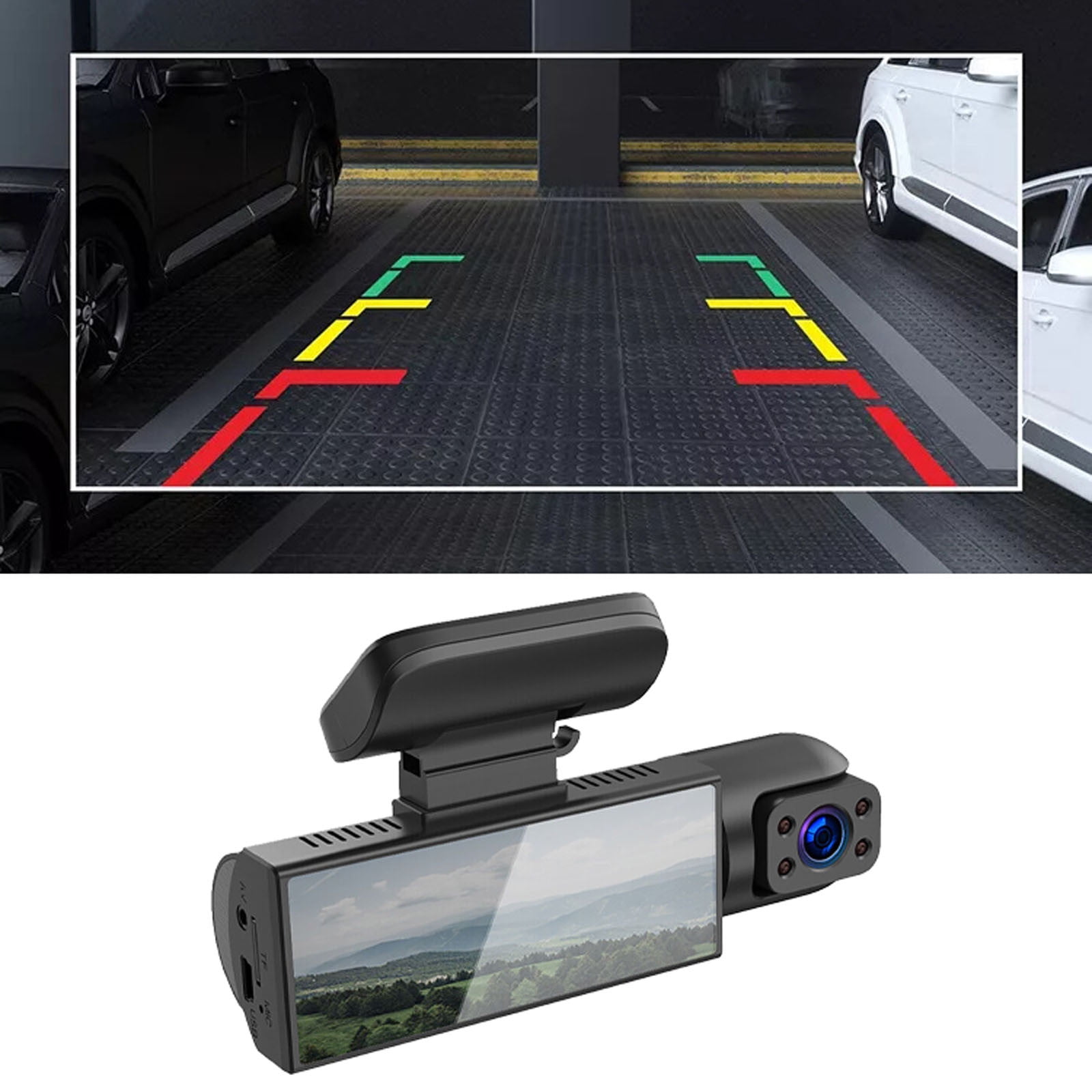 HMPEAIIY Da Sh Cam Camera For Cars Dashcam Front And Rear Camera 1080p ...