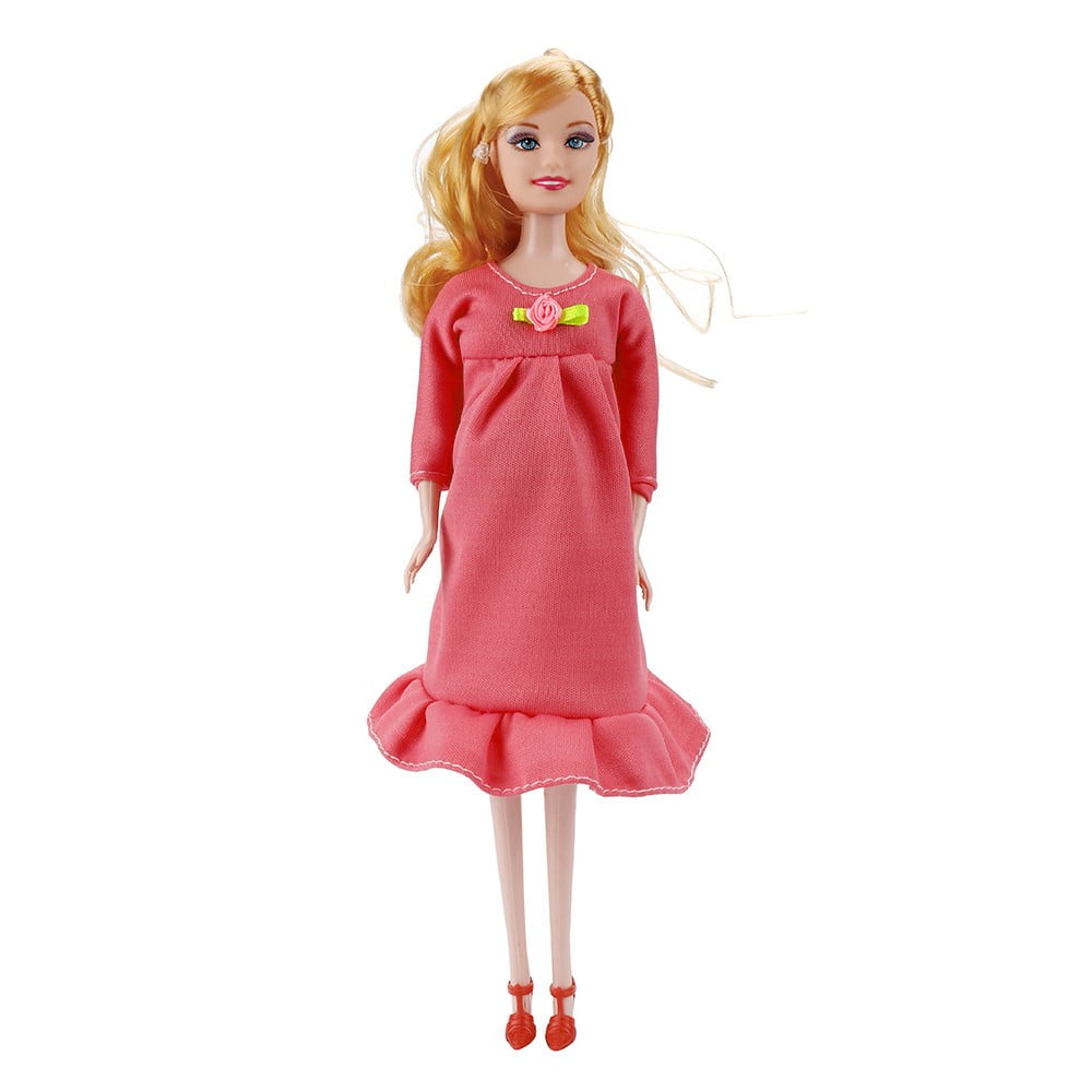 HMPEAIIY Dress Dress Real Pregnant Doll Suit Doll Have A Baby In Her ...