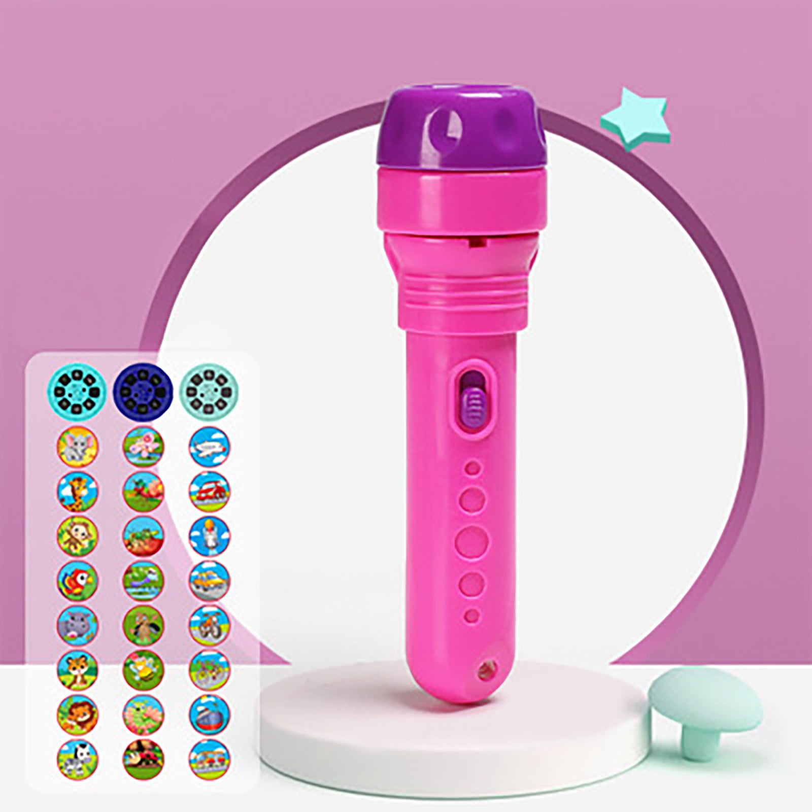 HMPEAIIY Floating Lamps Slide Projector Flashlight Projection Light Toy ...