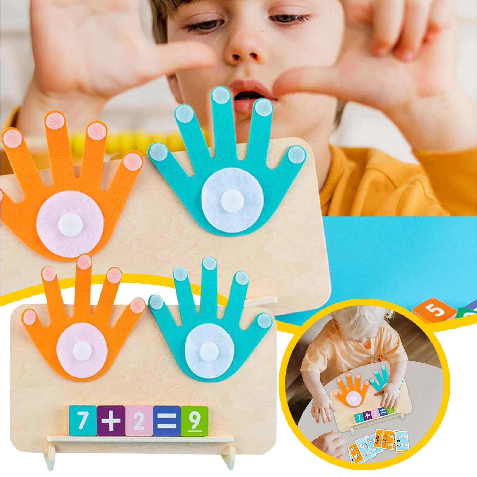 HMPEAIIY Kids Finger Math Learning Tool Educational Addition And ...