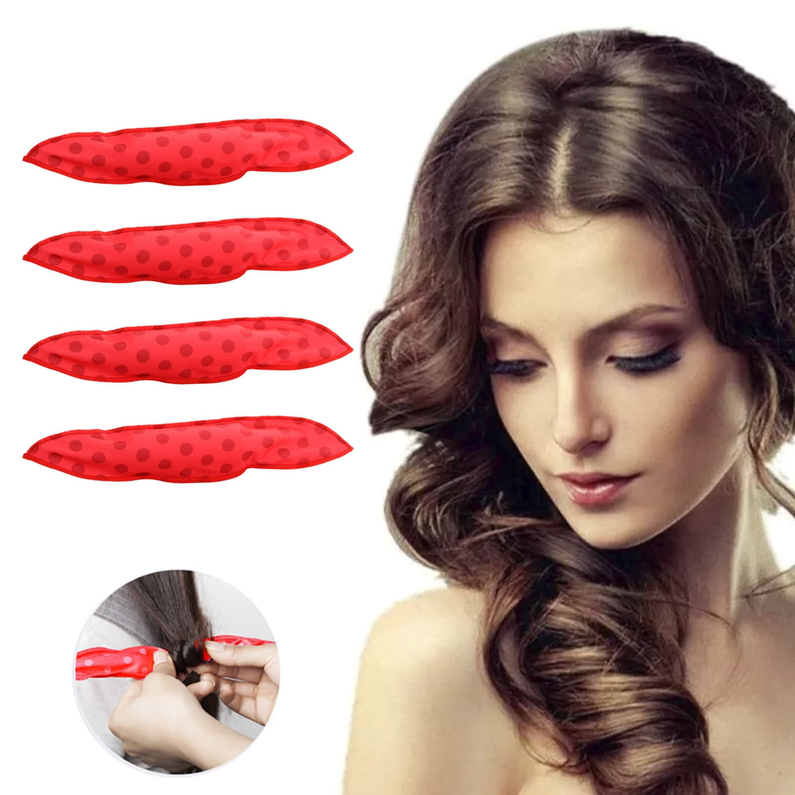 HMPEAIIY Pear Flower Hair Curl Sponge Point Curl Dry Hair Curl Pear ...