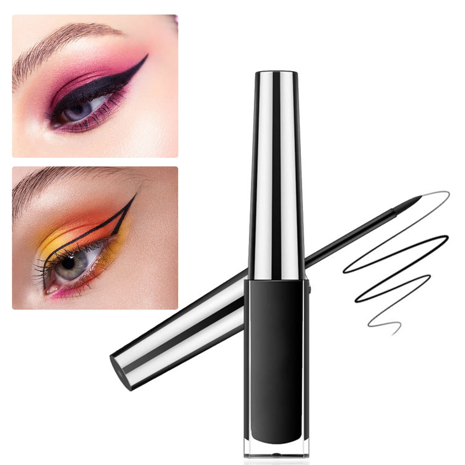 HMPEAIIY Pen Eye Makeup Long Lasting Ultra Fine Pen Tip Black 2.6ml ...