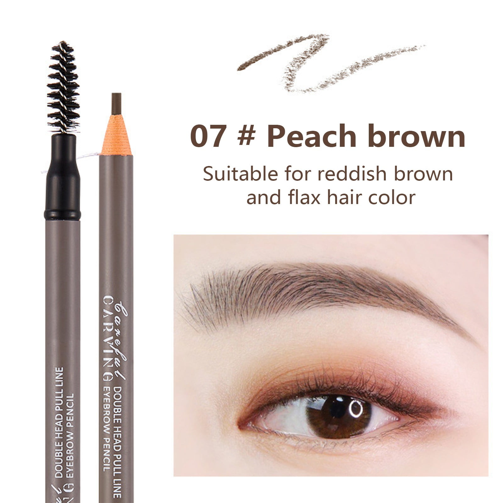HMPEAIIY Play with Eyebrow Pencil Eye Diamonds Makeup Double Headed ...