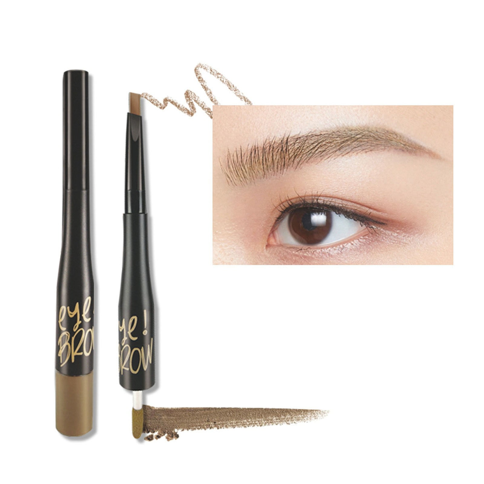 HMPEAIIY Proof Brow Pencil Shade 5 Double Brush Head Eyebrow Powder ...