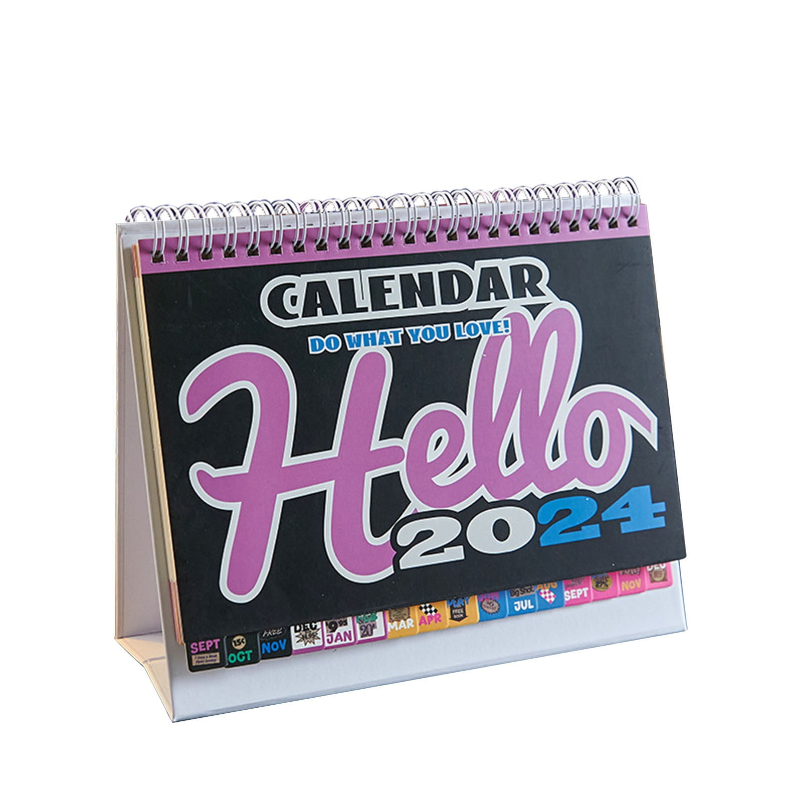 HMPEAIIY Retro Desk Calendar Planner Business Note Taking Cute Desktop ...