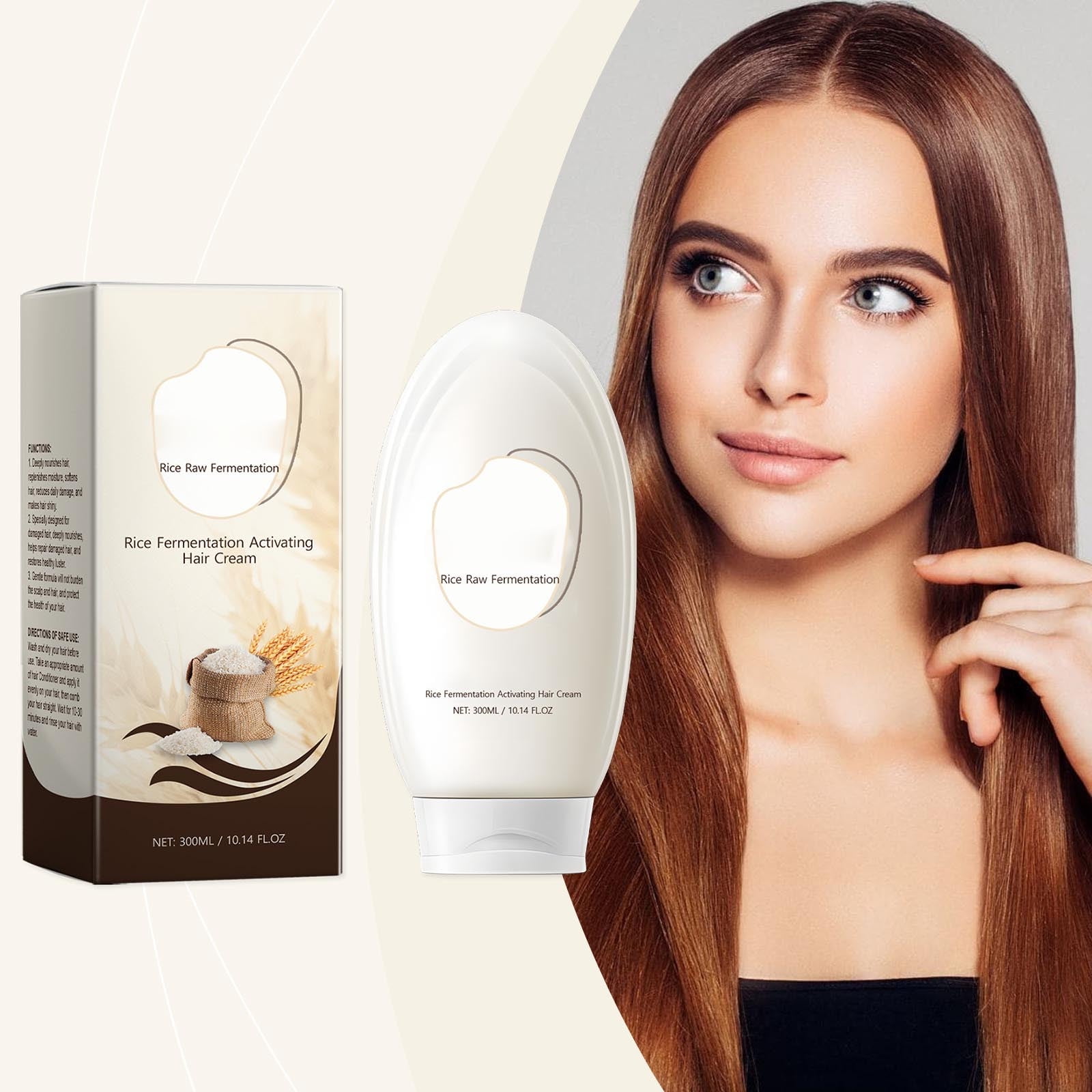 HMPEAIIY Rice Fermentation Hair Rice Water Hair Rice Hair Hair Korean ...