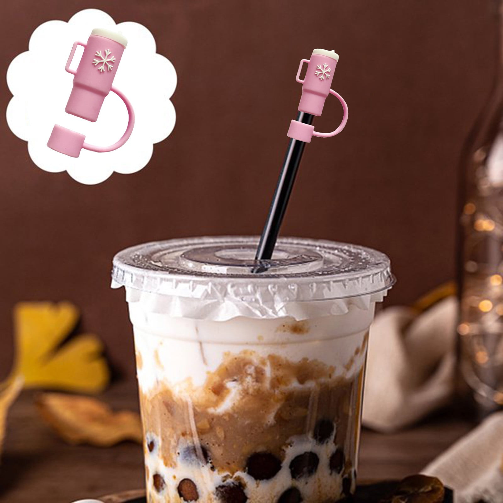 HMPEAIIY Silicone Straw Covers Cap Compatible With 20 30&40 Oz Cup 10mm ...