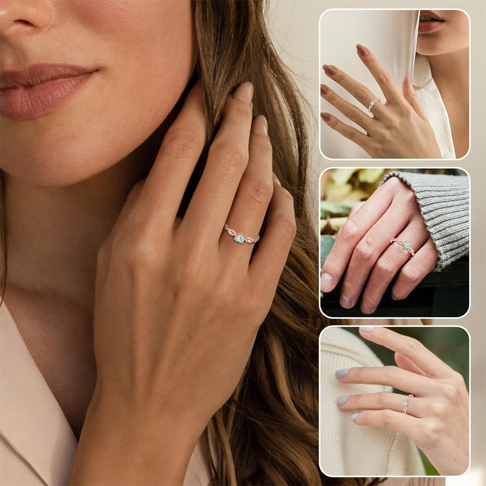 HMPEAIIY Sister Rings Heart Ring Teen Jewelry for Girls Ages 11-14 ...