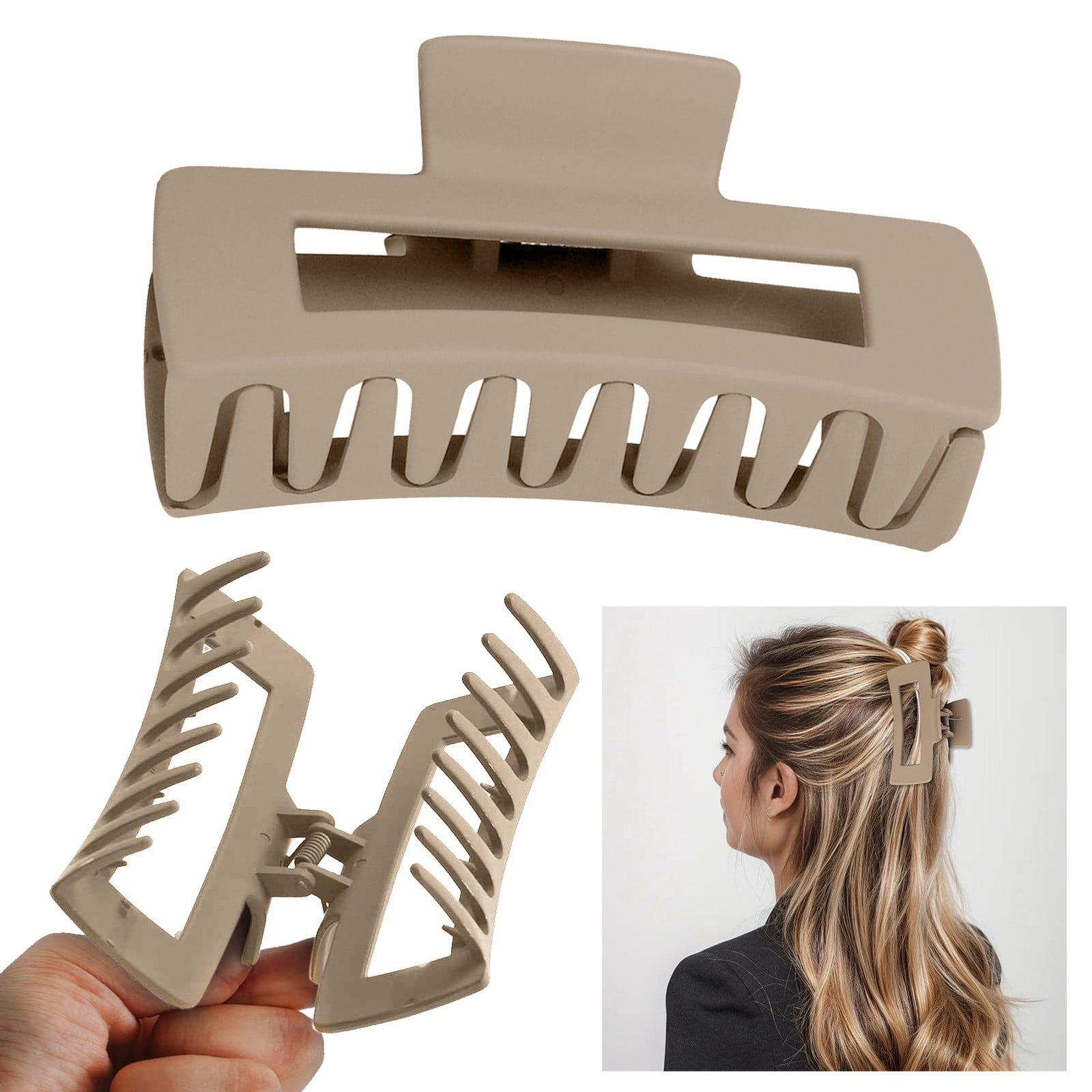 HMPEAIIY Small Jaw Clips for Hair Hair Clips for Women Thick Hair ...