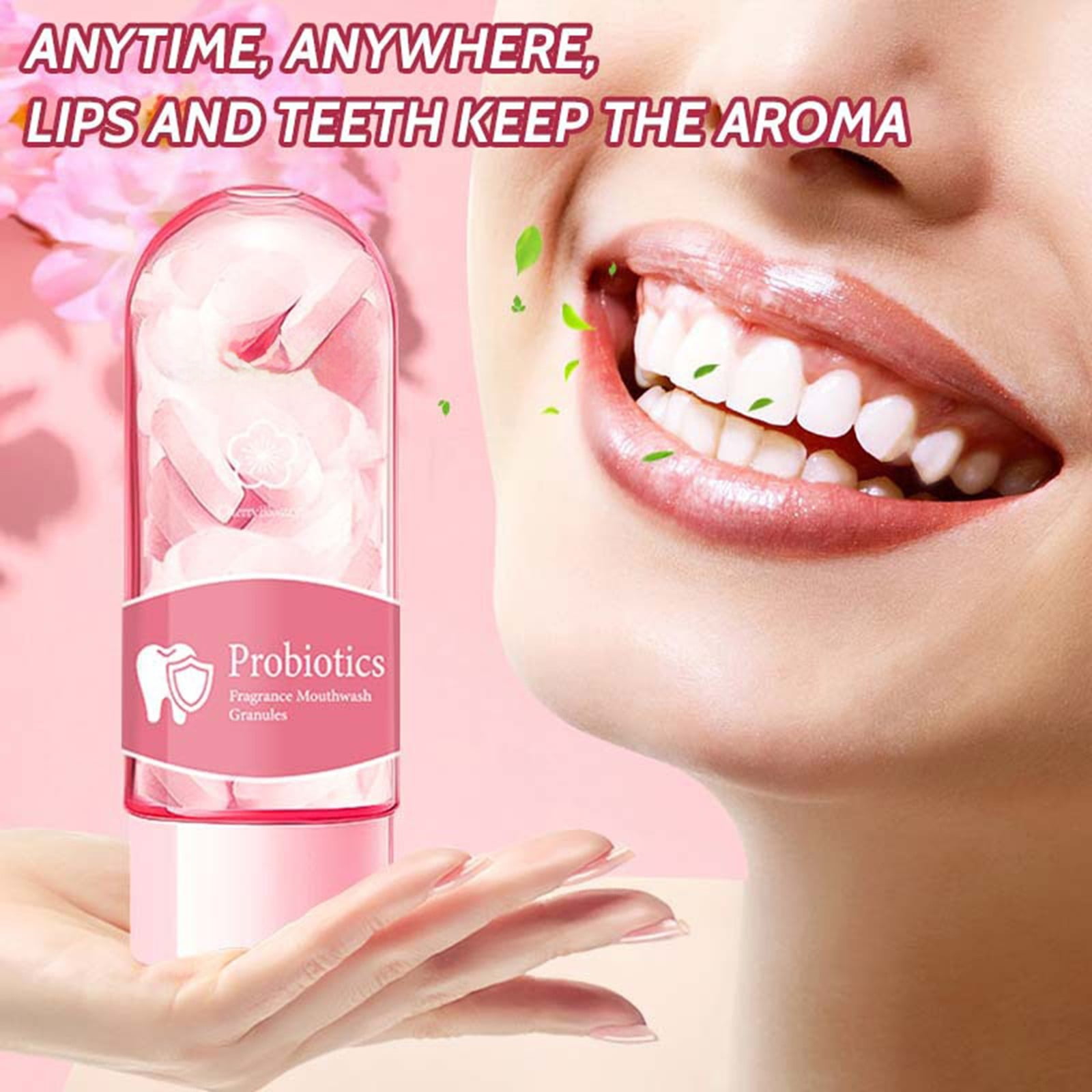 HMPEAIIY Solid Mouthwash Chewable Mouthwash Tablets Deep Cleansing ...