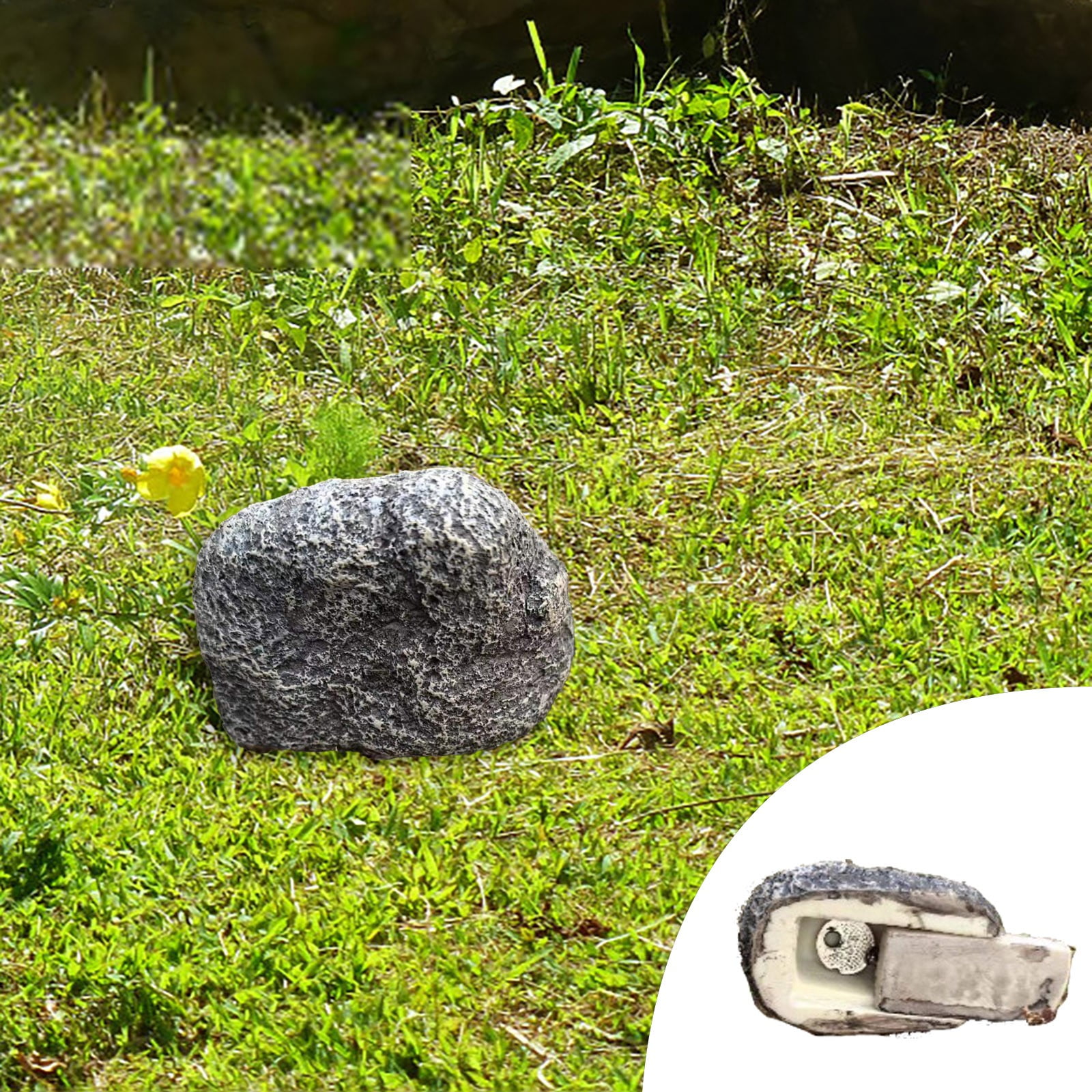 HMPEAIIY Stone Key Bo.x Outdoor Garden Key Hi.der Discreet And ...