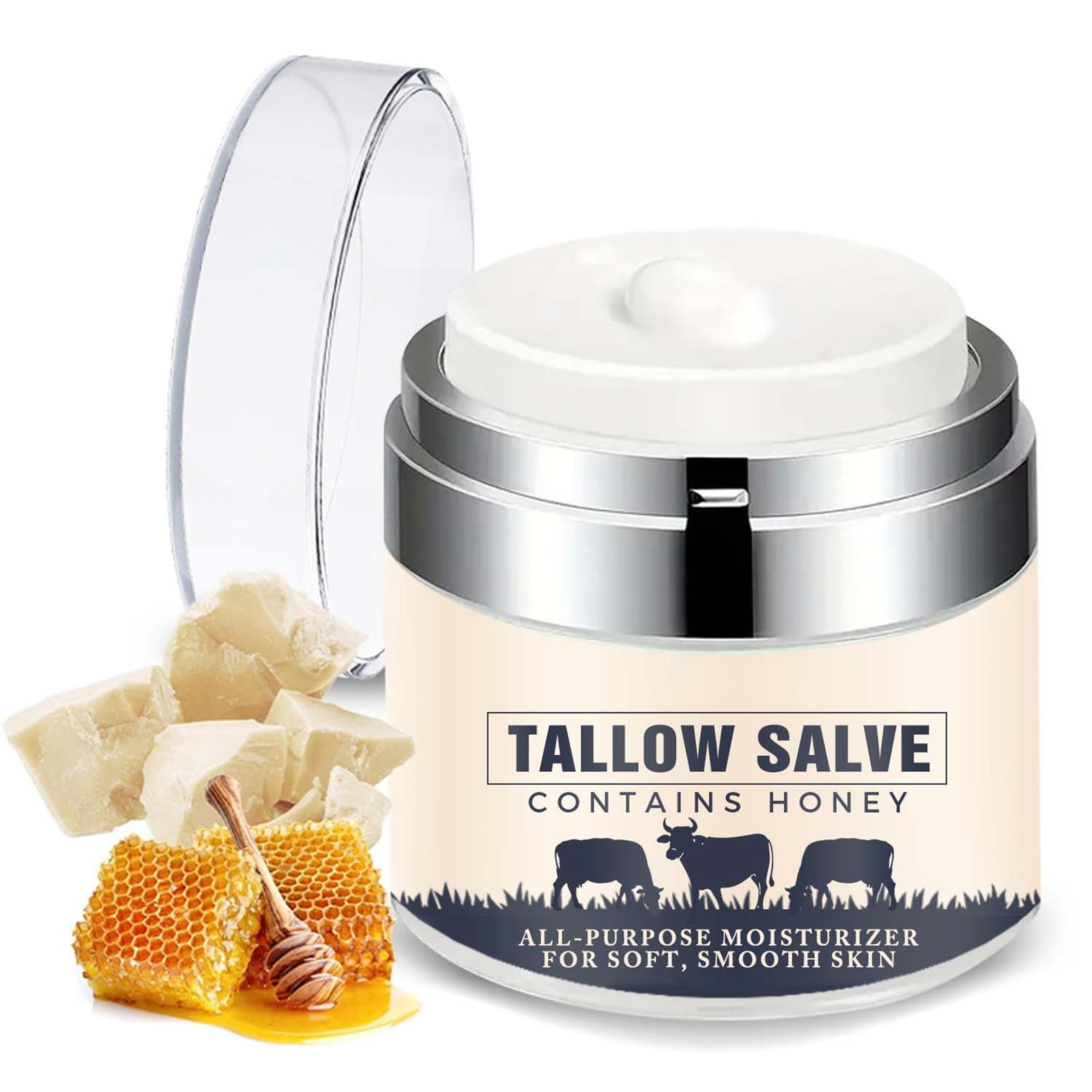 HMPEAIIY Tallow And For Face & Body Beef Tallow For Skin Fed Beef ...