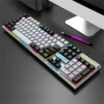 HMPEAIIY USB Wired Gaming Keyboard With Rainbow LED Backlight Silent ... HMPEAIIY USB Wired Gaming Keyboard With Rainbow LED Backlight Silent ...