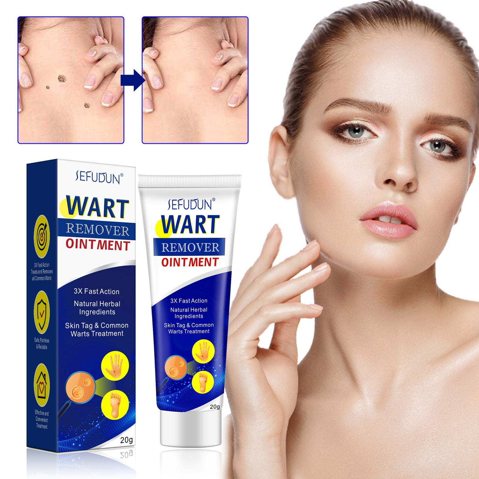 HMPEAIIY Wart , Instant Gel, Skin , Natural Ingredients, Skin Labels ...