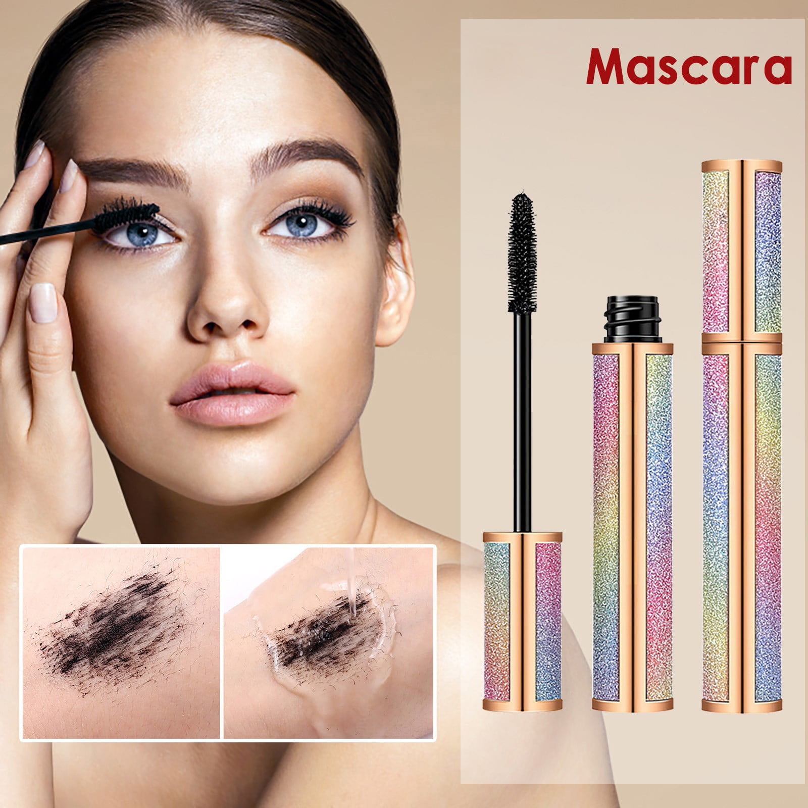 HMPEAIIY down There Wash Silk Fiber Lash Natural Proof Lengthening And ...