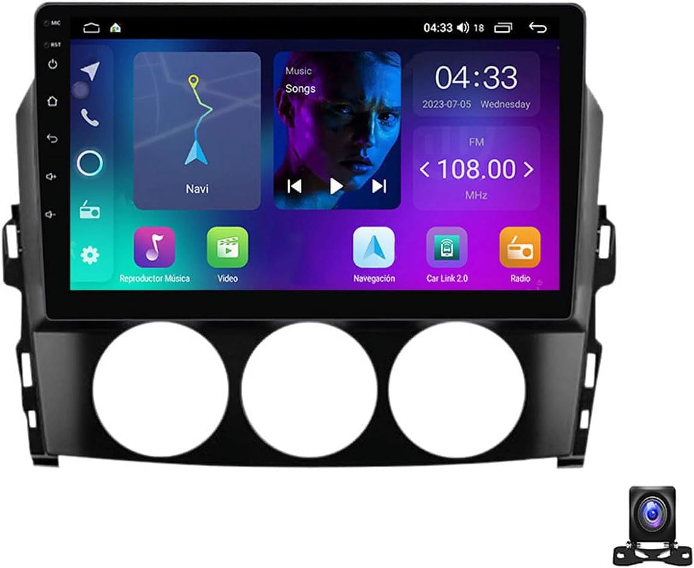 HMRUAGII 9 Inch Android 13 Car Stereo Multimedia Car Radio for Mazda MX ...