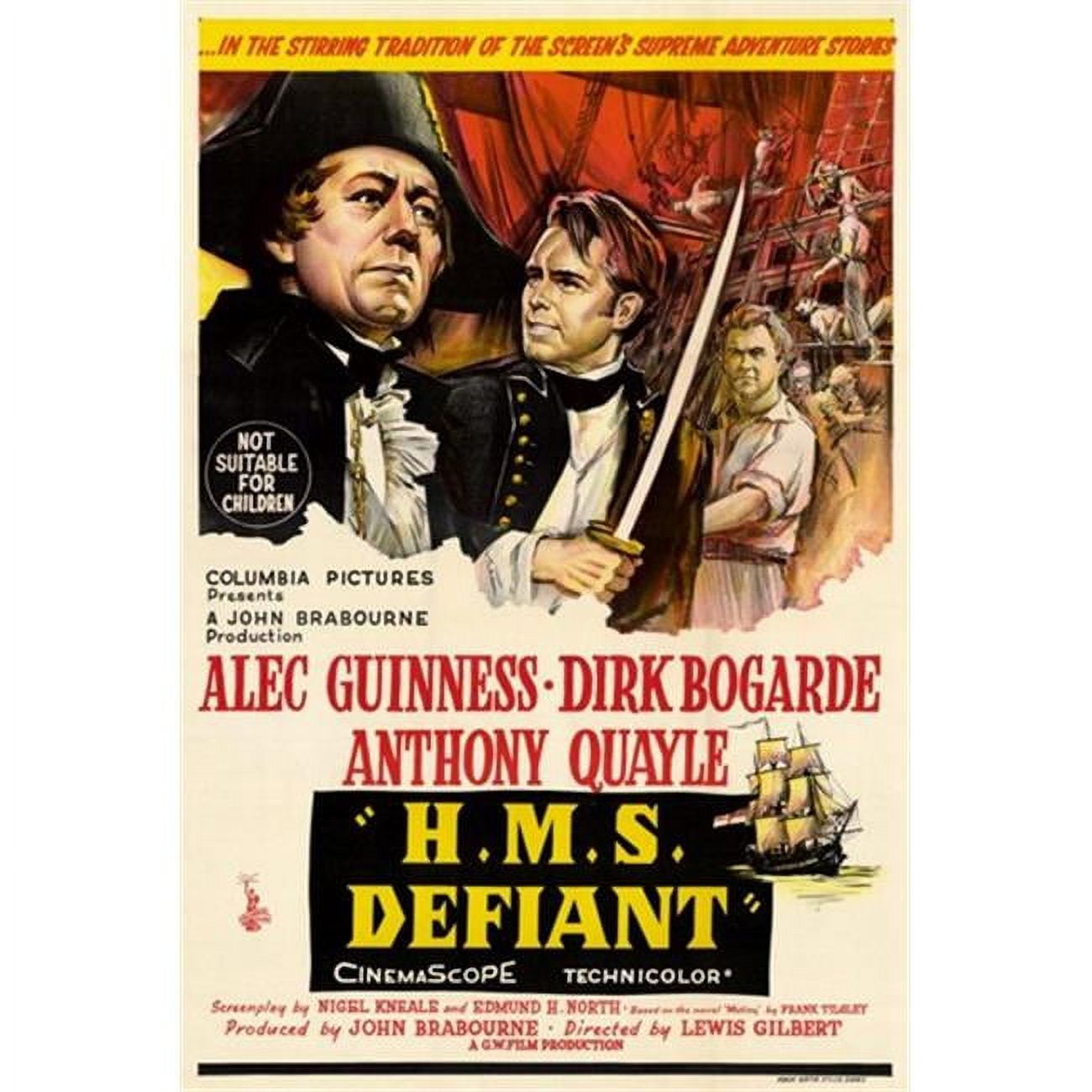HMS Defiant Movie Poster - 11 x 17 in. - Walmart.com