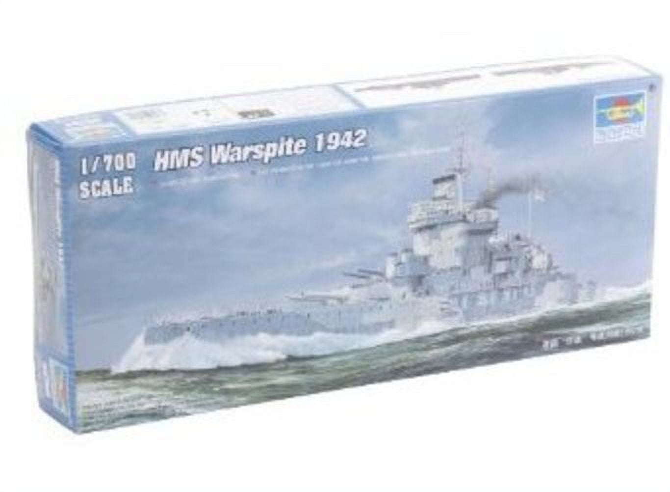 Trumpeter HMS Warspite 1942 Model Kit - Walmart.com