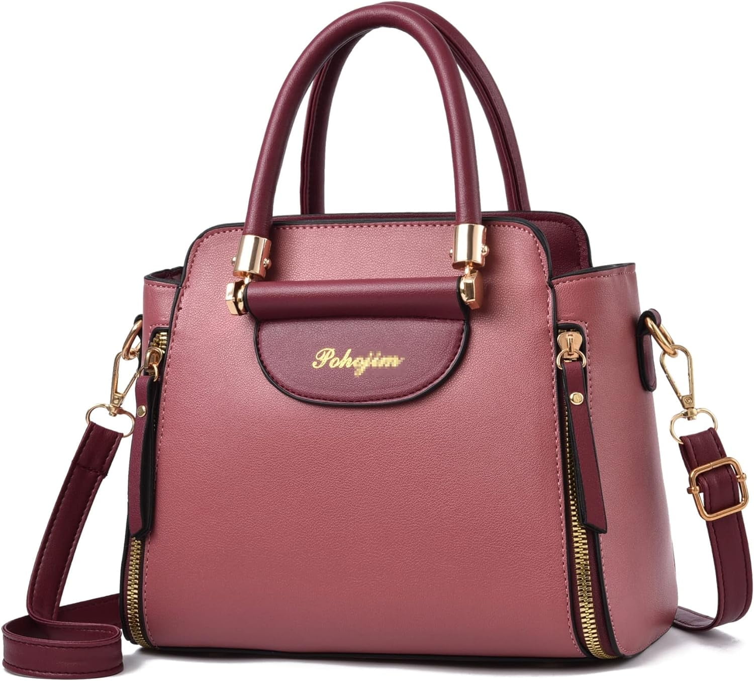 HMSHA Purses and Handbags for Women Ladies Leather Tote Shoulder Bags ...