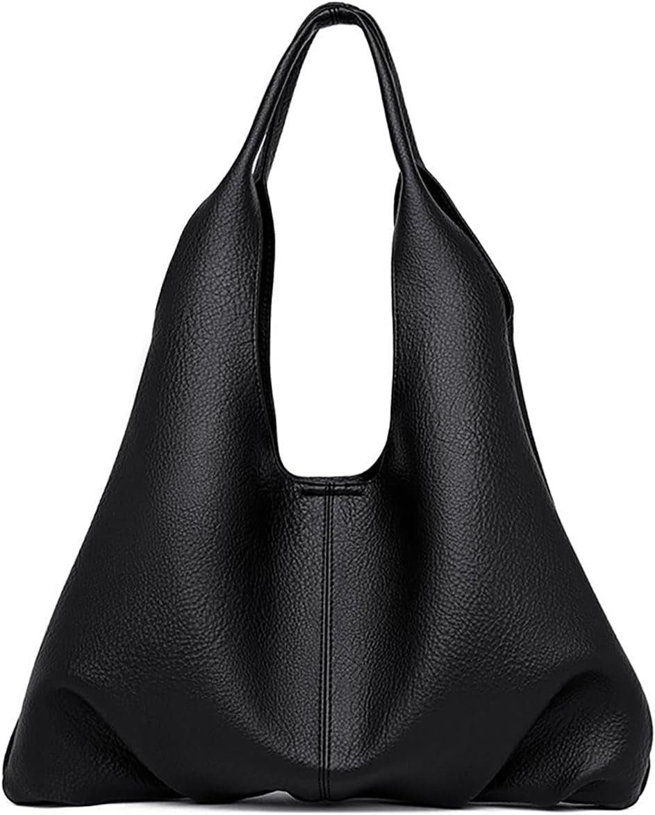 HMSHA Soft Vegan Leather Shoulder Bag for Women Fashion Hobo Purse ...