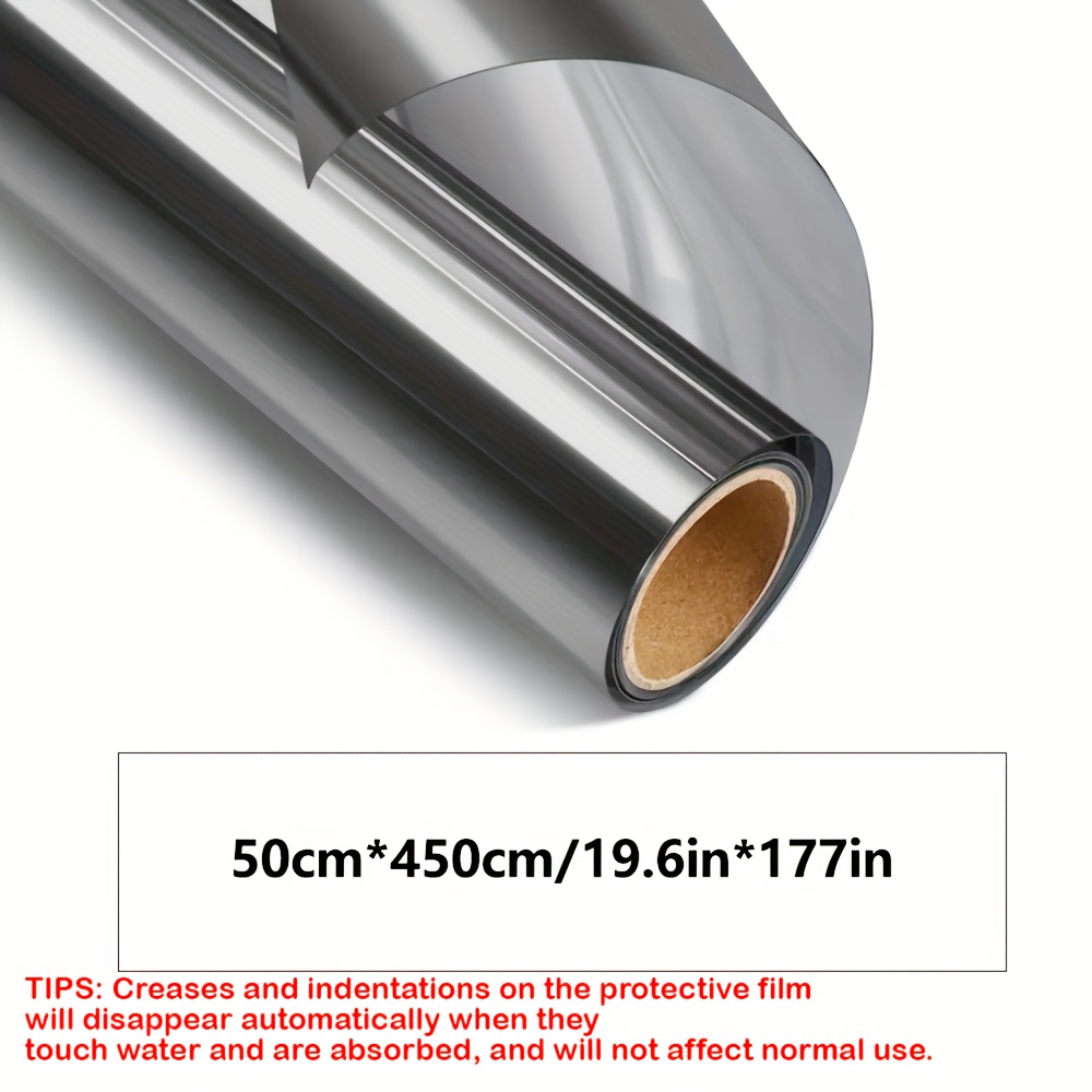 HMTY 50cm*3m/19.6in*118in Window Film One Way Mirror Tint Vinyl Daytime ...