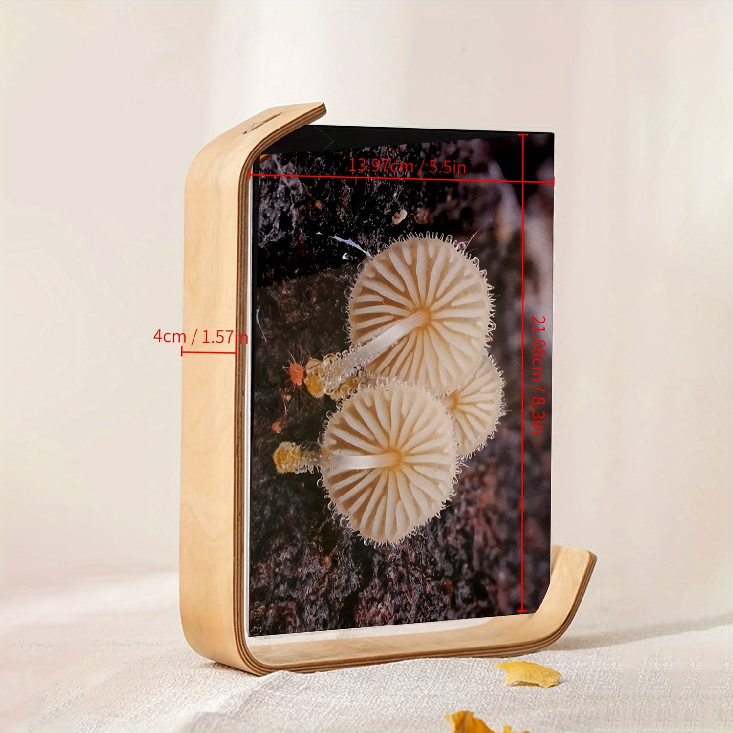 HMTY Acrylic Wooden Photo Frame, 4x6'' Picture Frame, Rustic Wooden ...