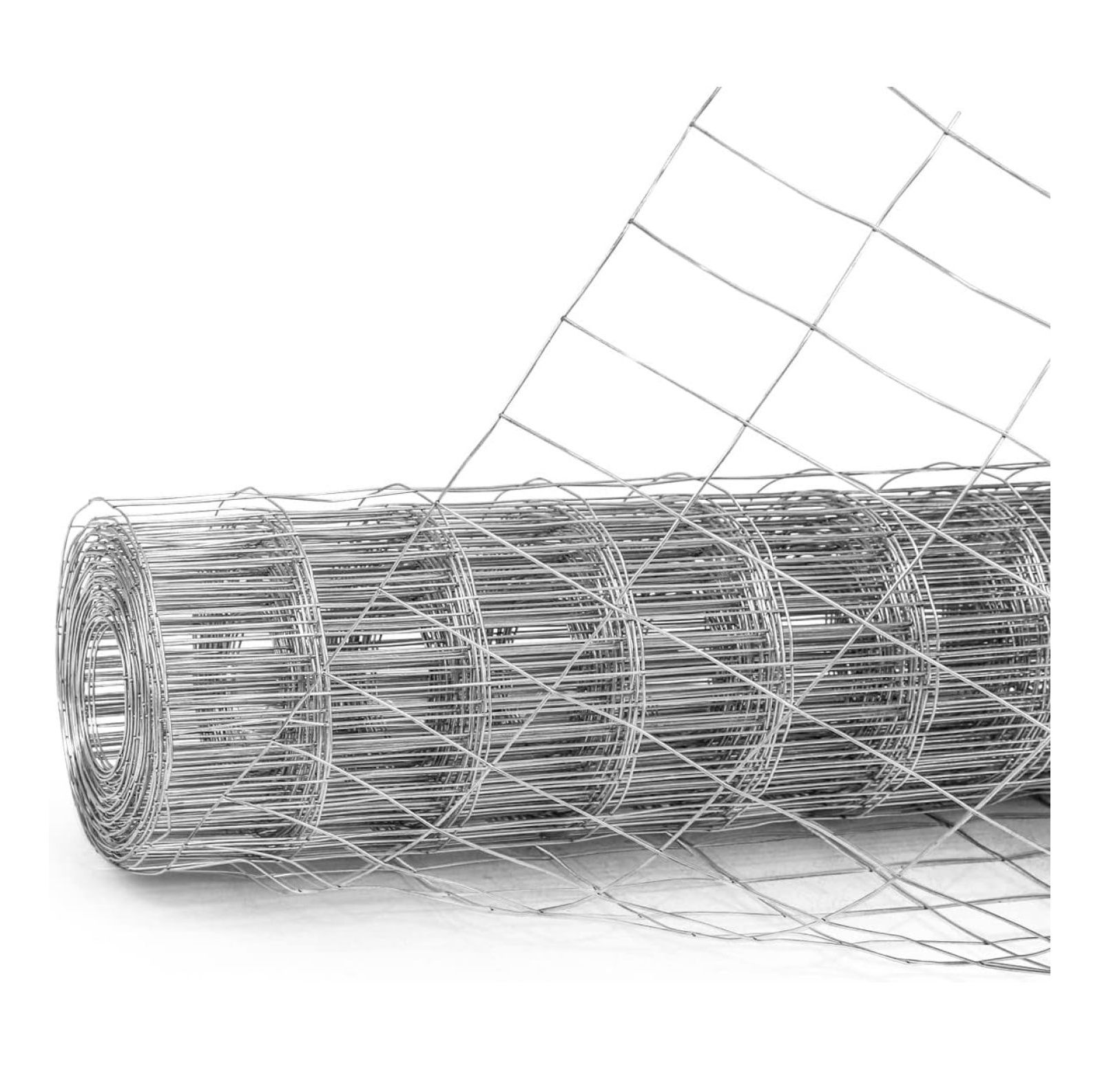 HMTtie 14 Gauge Galvanized Welded Wire Mesh Size 2 inch by 4 inch ...